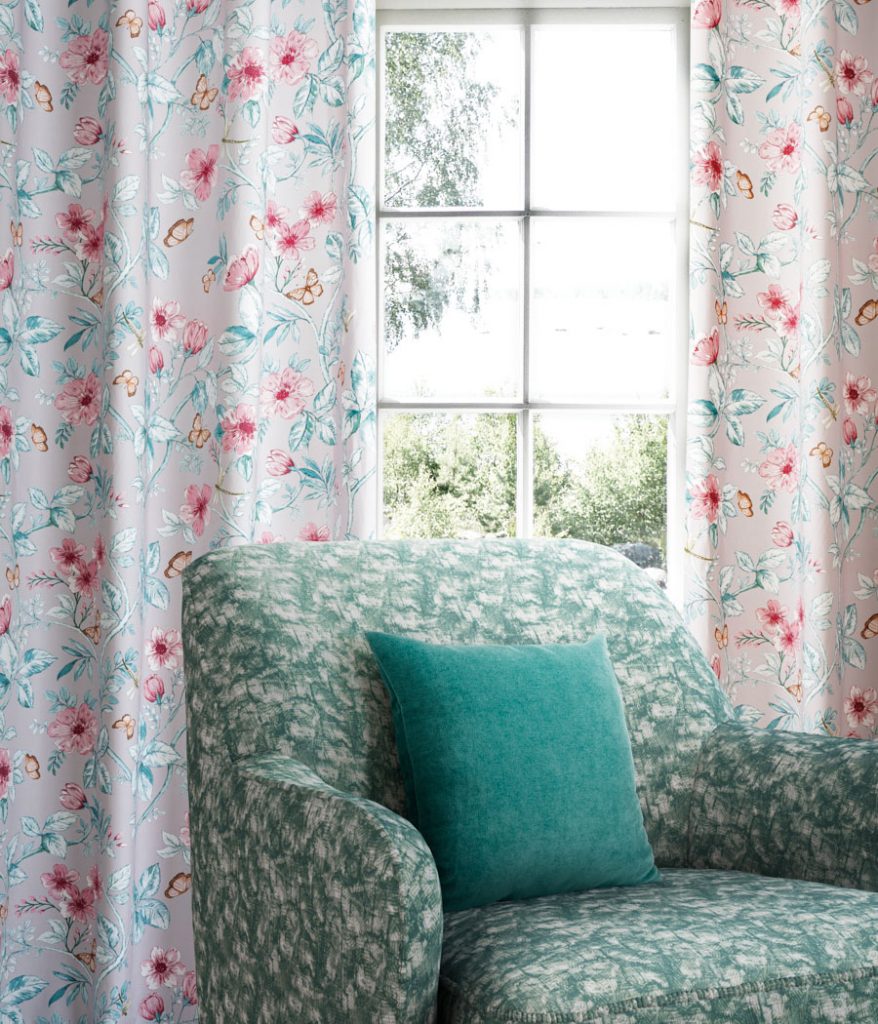 Turkish Blue: Curtains, Upholstery, Blinds, and Cushions Fabrics