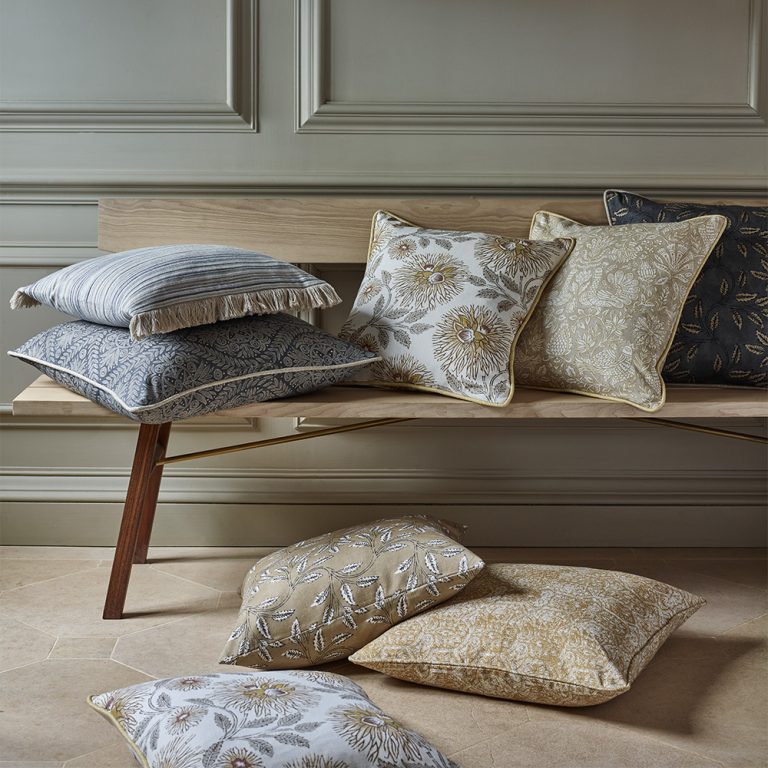 PAVILLION TRELLIS: STONE - Pure Fine Fabrics